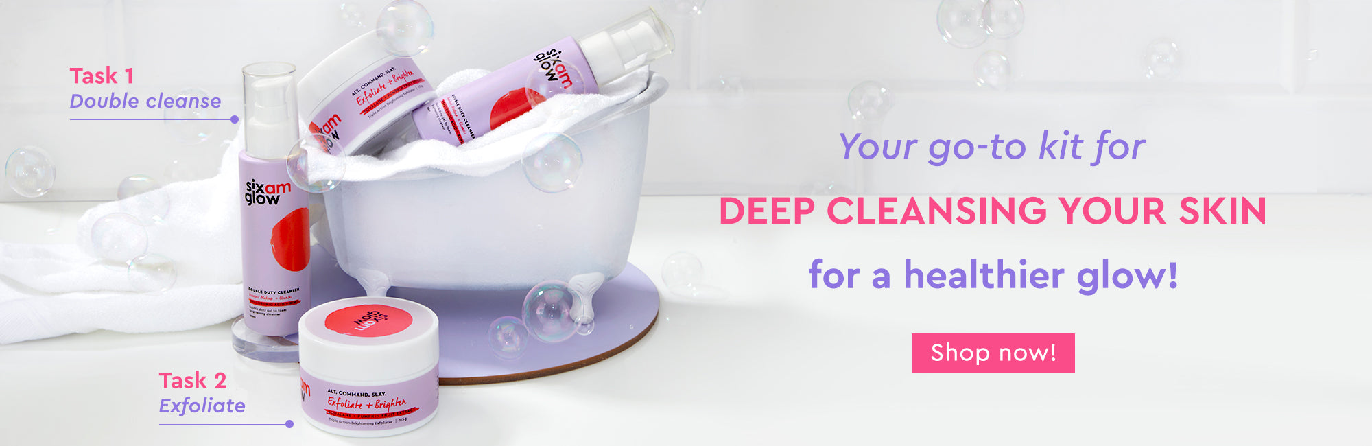 Triple Cleansing Routine – SIXAM GLOW